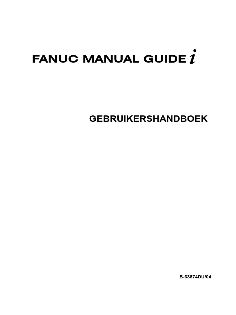 B-63874DU - 04 - Manual Guide I | PDF