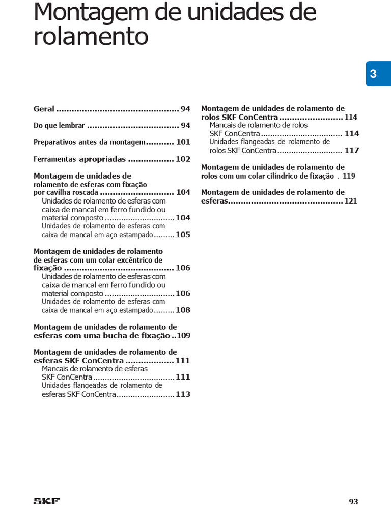 Montagem de Unidades de Rolamento | PDF | Eixo | Parafuso