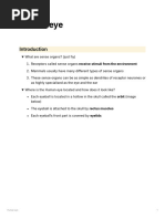 Human Eye Structure and Function Guide | PDF | Eye | Myopia