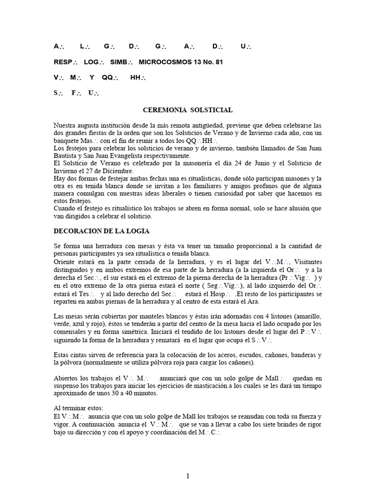 Ceremonia Solsticial | PDF | Ecuador