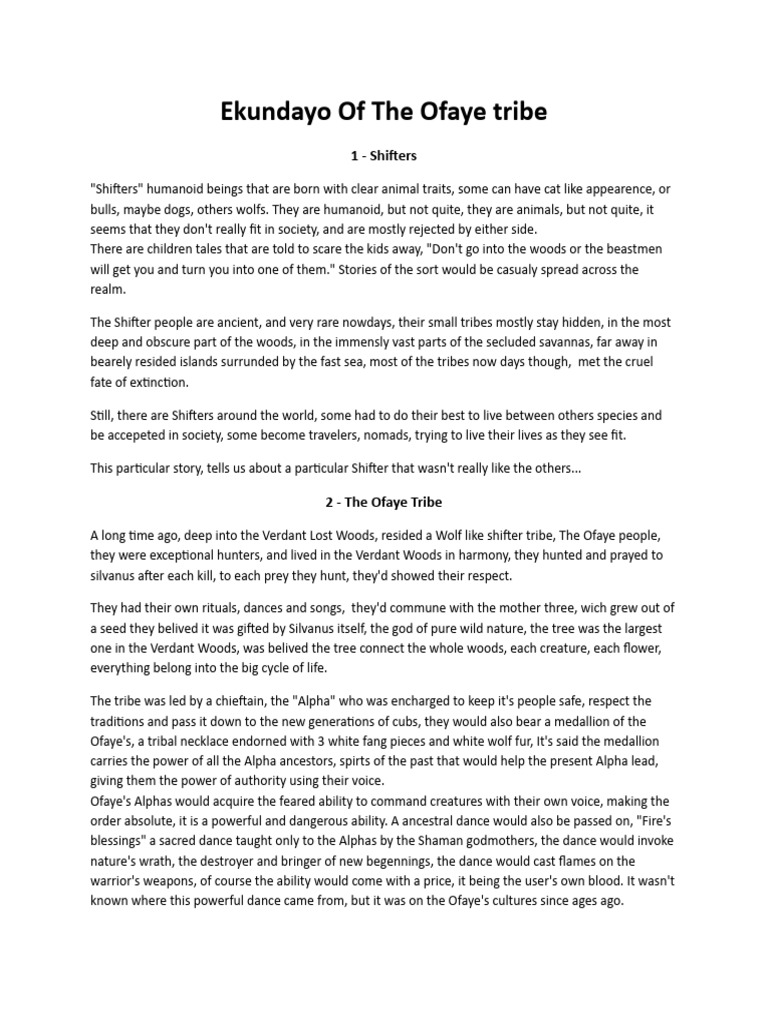 The Story of Ekun | Download Free PDF | Hunting | Predation