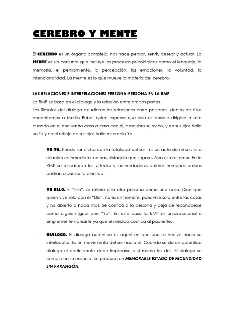 Cerebro y Mente Mdhys PDF | PDF | Las emociones | Mente