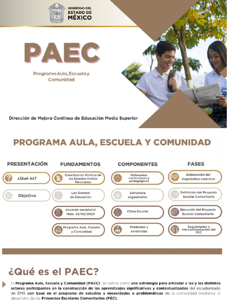 Presentación PAEC | PDF