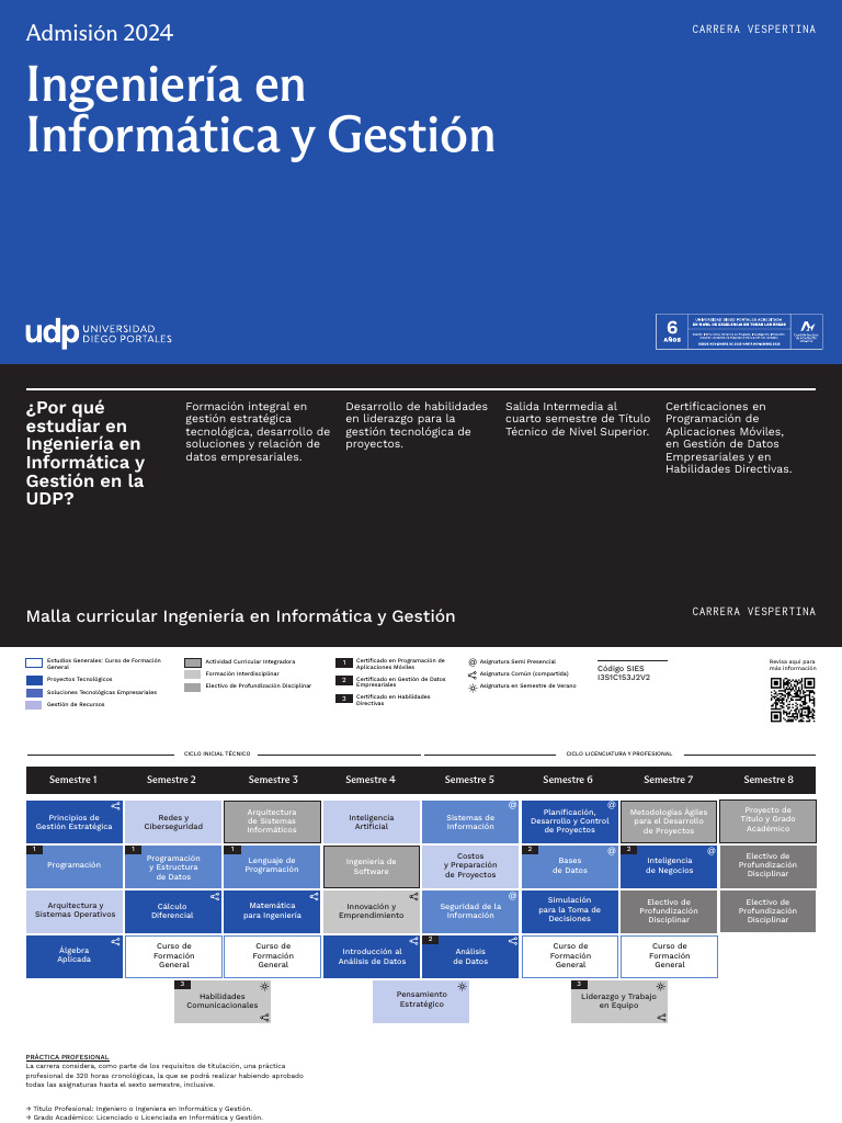 Ingeniería Informática y Gestión UDP | PDF | Informática | Ingeniería