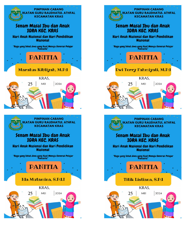 Id Car Senam 2024 IGRA | PDF