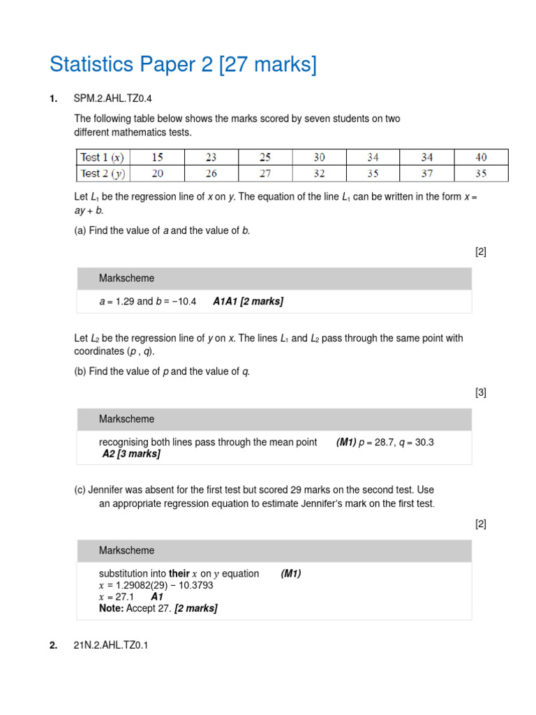 Statustics P2 Exercise MS | PDF | Causality | Statistical Inference