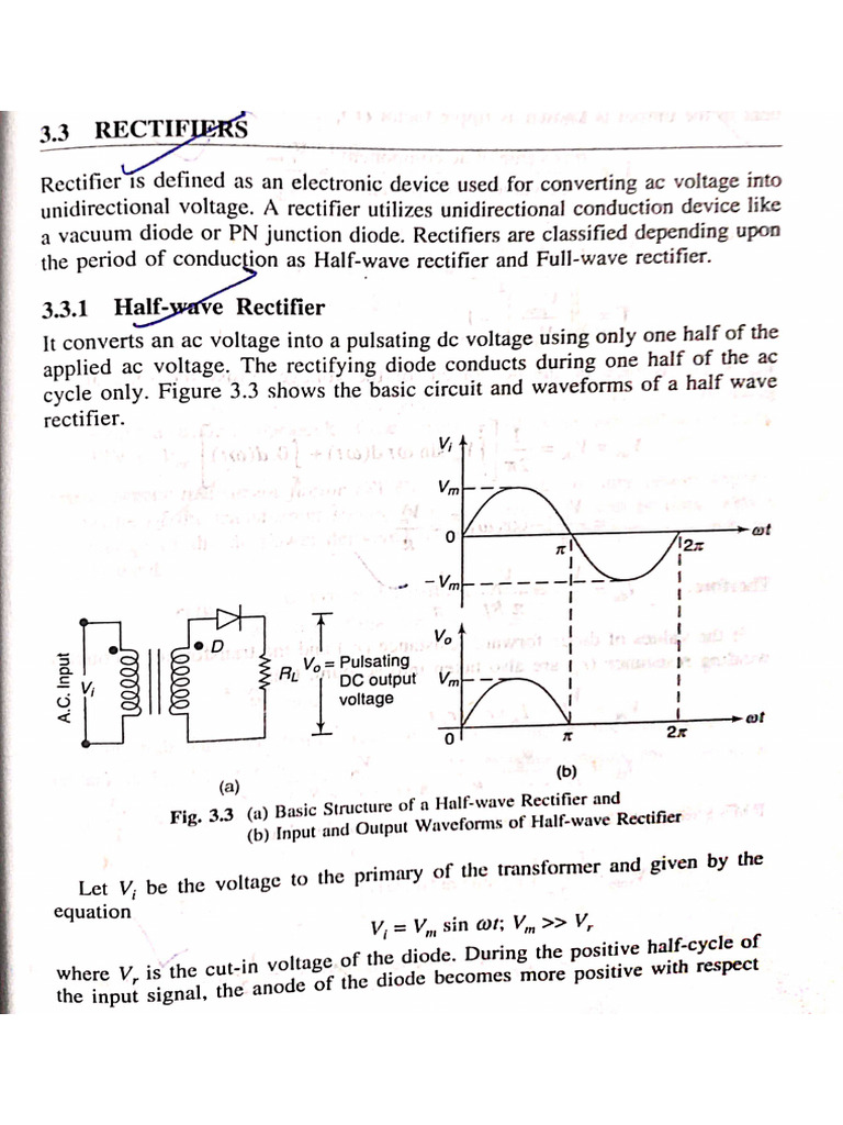 chp 3 rectifiers and derivations | PDF