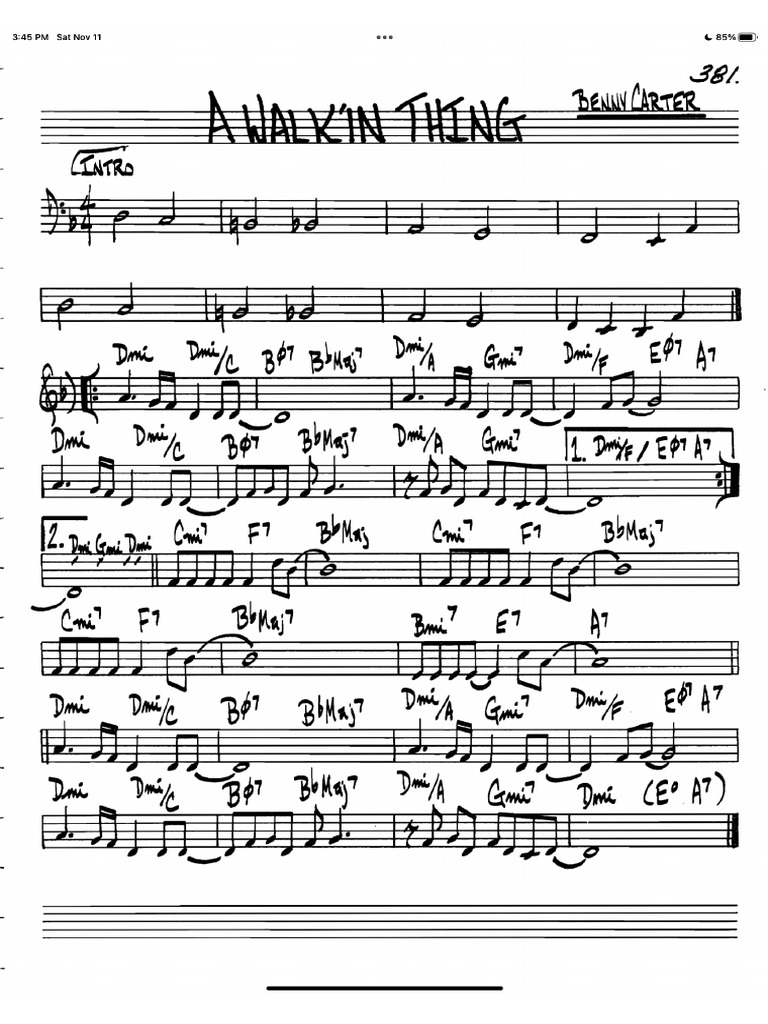 A Walking Thing | PDF