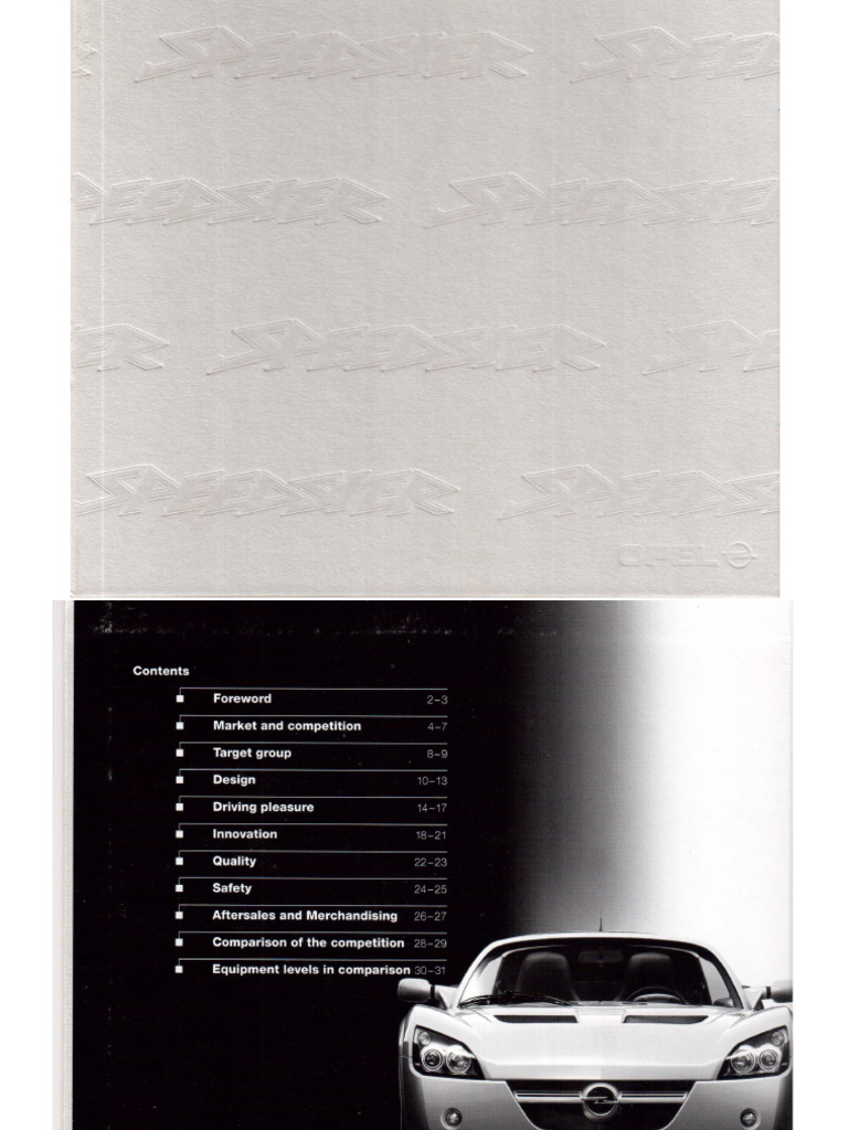 Speedster Dealers Book EN | PDF