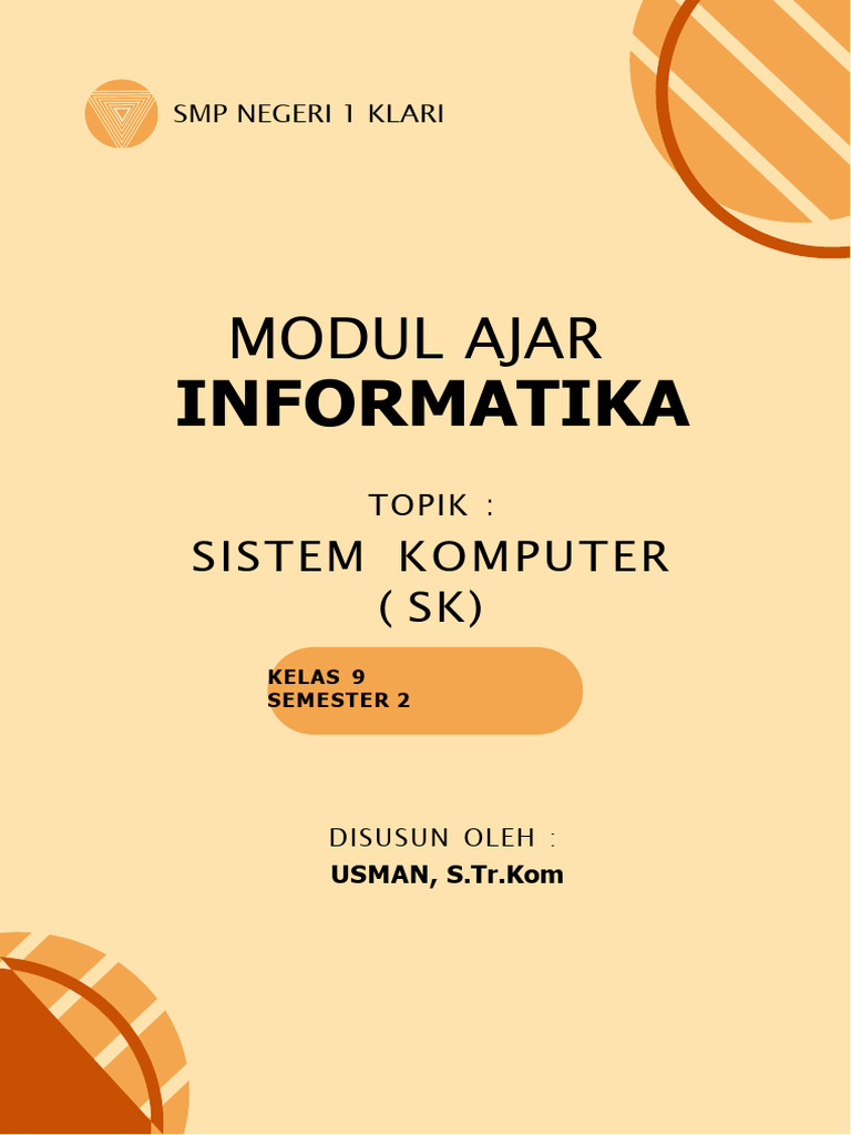 Modul Ajar Tik Genap 2024 | PDF