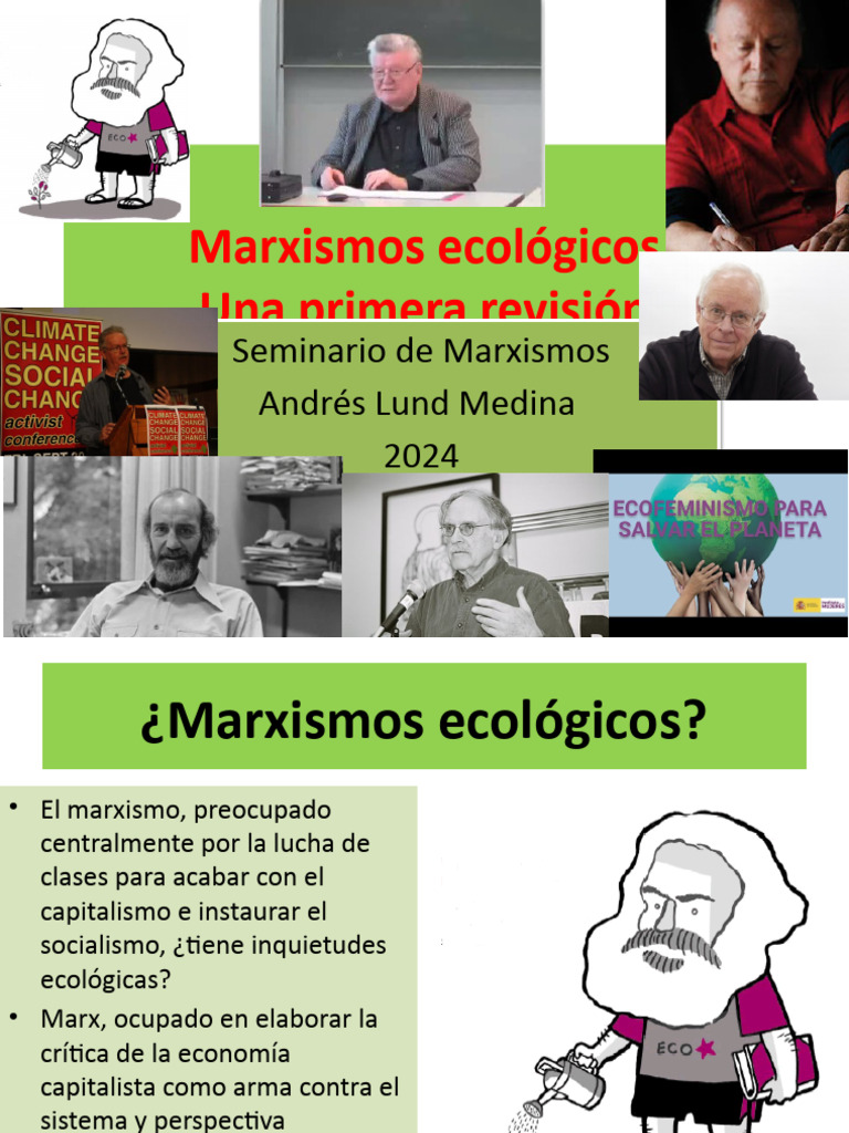 Marxismos Ecológicos | PDF | marxismo | Karl Marx
