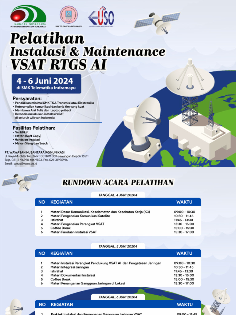 Brosur Pelatihan Vsat | PDF