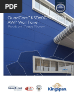 Kingspan Quadcore ks1000rw Roof Panel Data Sheet en GB Ie | PDF | Roof | Building Engineering