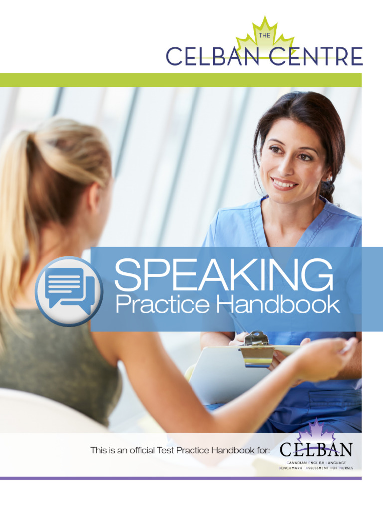 CELBAN Speaking Practice Handbook PDF | PDF | Business | Computers