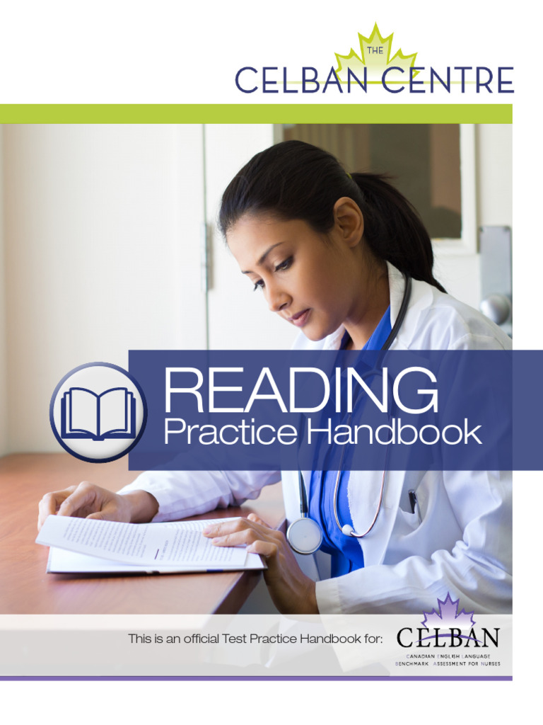 CELBAN Reading Practice Handbook PDF | PDF | Methicillin Resistant ...