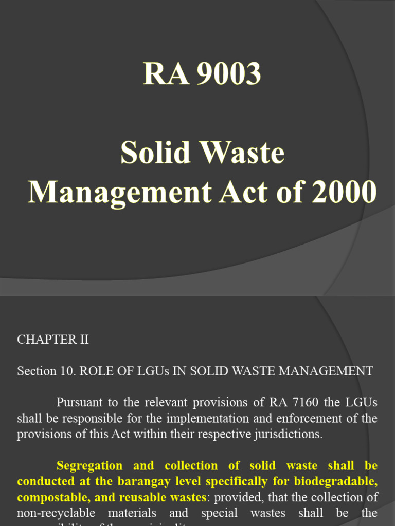 Ra 9003 | PDF