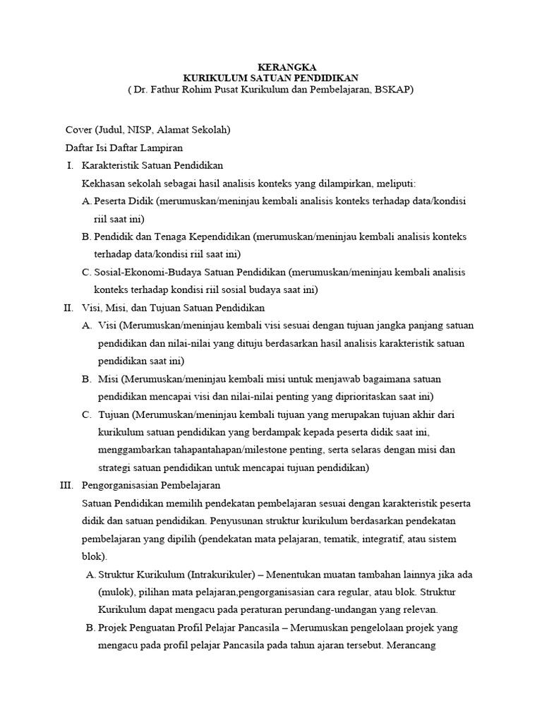 Kerangka Penyusunan KSP 2024 | PDF | Karier & Perkembangan