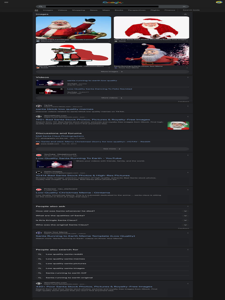 Low Quality Santa - Google Search | PDF | Santa Claus