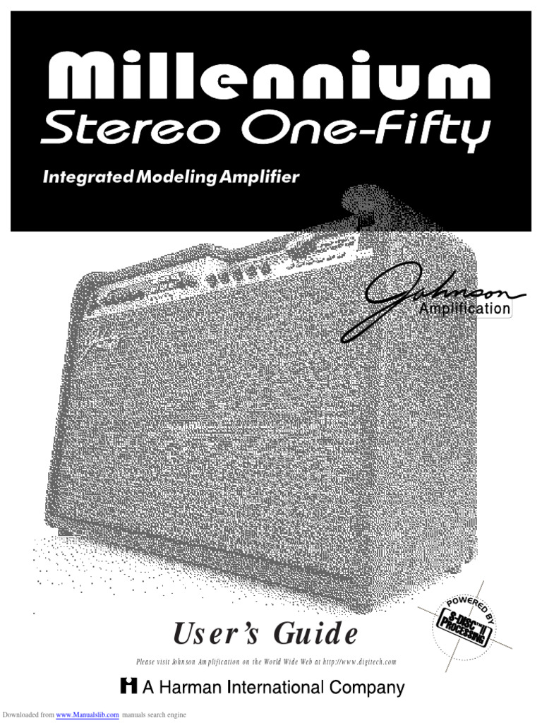 Johnson Millennium Amplifier User Guide | PDF | Ac Power Plugs And ...