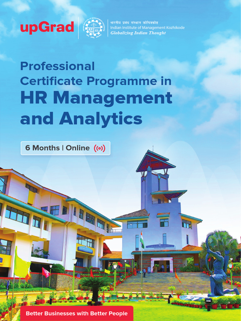 IIMK HR+Analytics-Domestic Revised+Brochure+ | PDF | Analytics | Human Resource Management