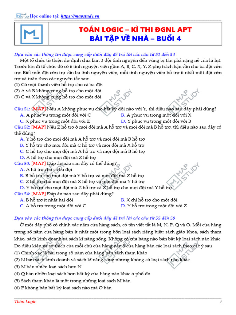 Tai Lieu - Buoi 4 Bai Tap Ve Nha 1720524056183 | PDF