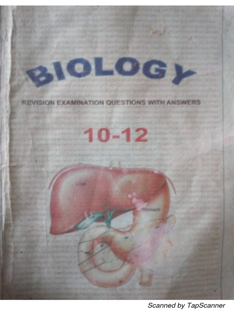 Biology Exam Questions Booklet. Bnazy | PDF