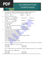 Coordination Compounds - JEE MAIN 2024 Session 1 PYQs | PDF | Ion | Condensed Matter Physics