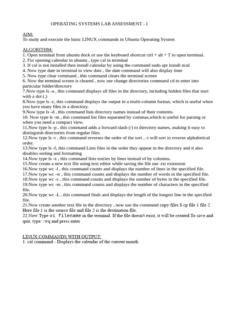 Oslab | PDF | Computer File | Filename