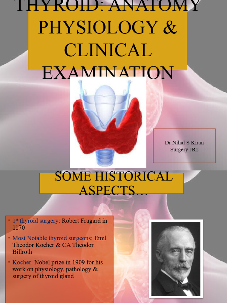Thyroid Presentation | PDF | Thyroid | Hyperthyroidism