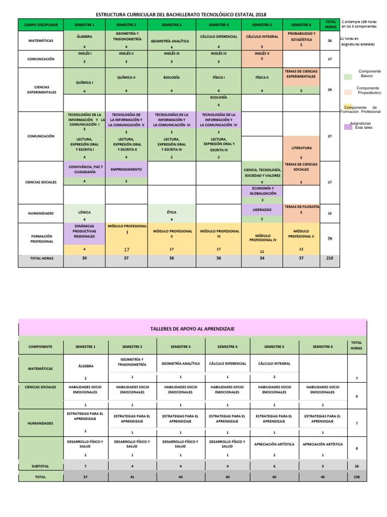 8 Mapa Curricular Bachillerato Tecnológico | PDF | Geometría | Science
