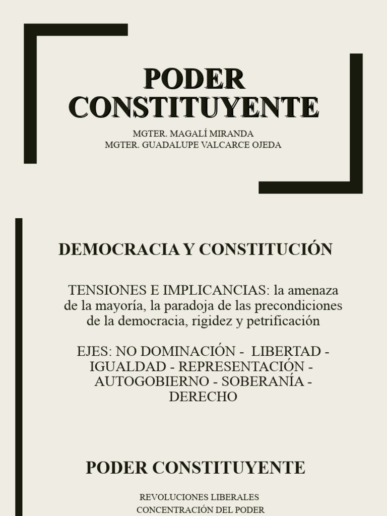Resumen Power UNComahue PODER CONSTITUYENTE | PDF | Constitución | Judicaturas