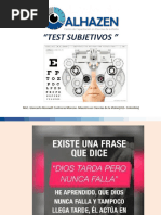 Pruebas Subjetivas | PDF | Optometría | Óptica