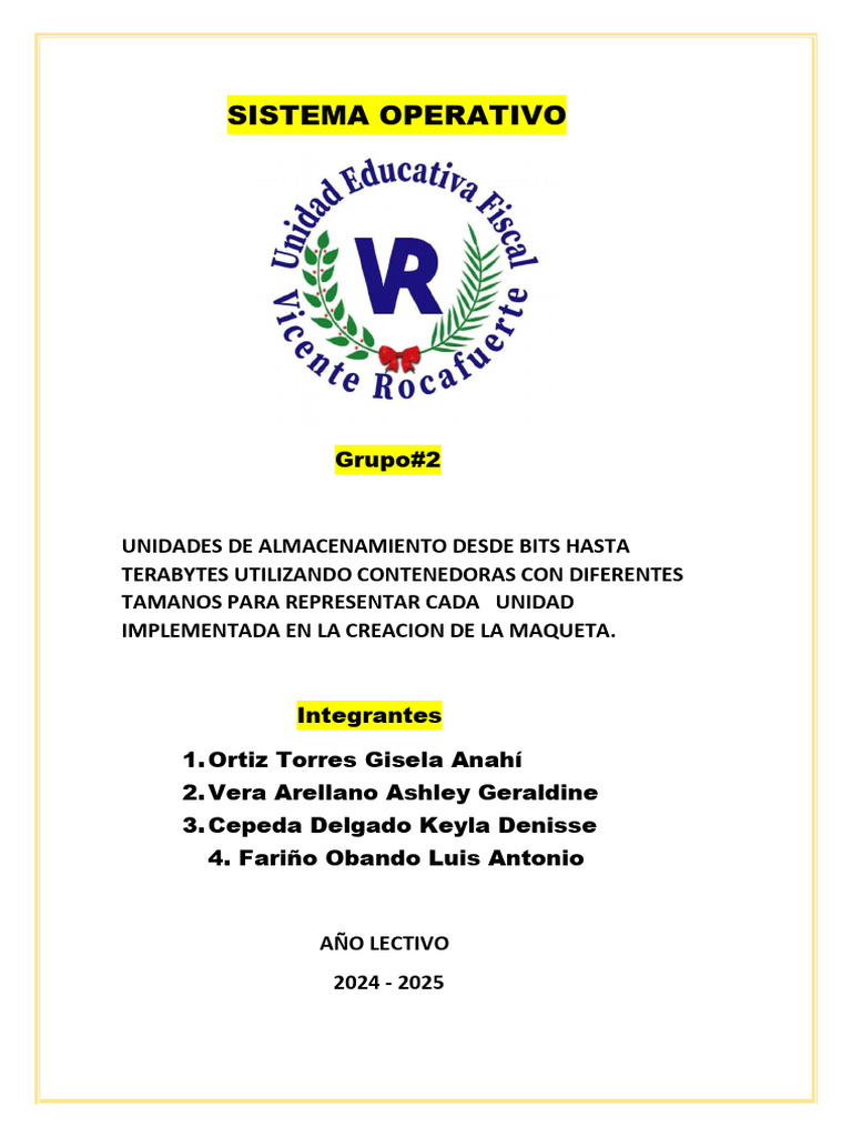 Sistema Operativo | PDF | Poco | Byte