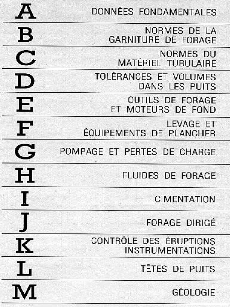 Formulaire Du Foreur | PDF