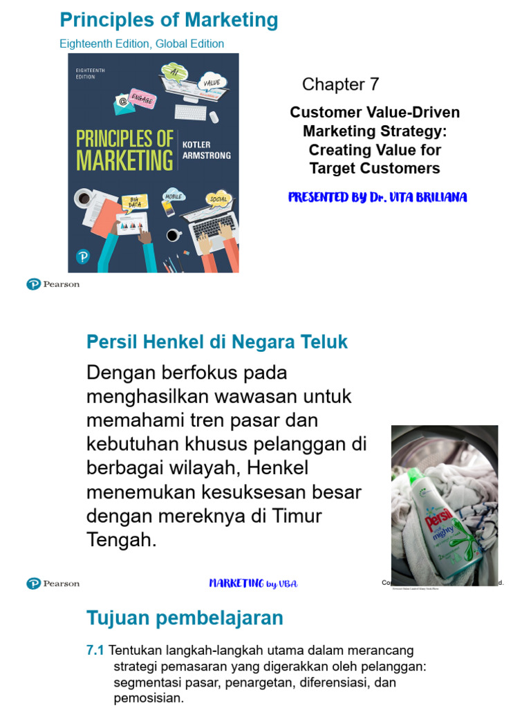 Sesi 5_VBA_Kotler_Gary18_Bab 7 Customer Value-Driven Marketing Strategy ... Sesi 5_VBA_Kotler_Gary18_Bab 7 Customer Value-Driven Marketing Strategy ...