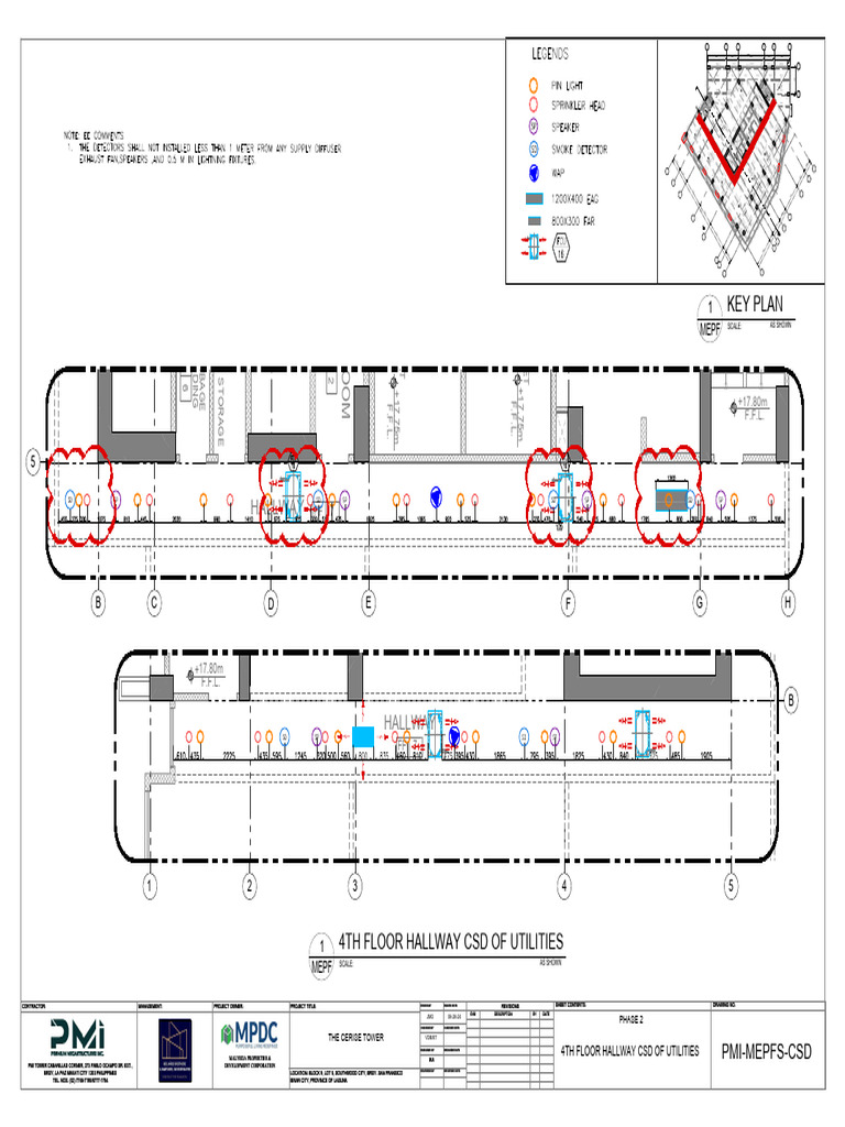 4TH Floor Hallway CSD As Per Plan and Adjusted Utilities | PDF