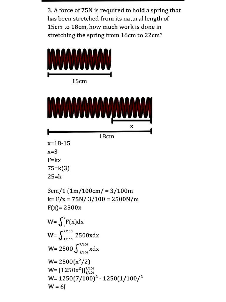 Calculus Prob 2 (Work) | PDF