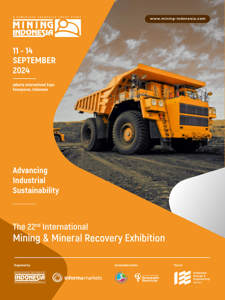 Brochure Mining Indonesia 2024 | PDF | Mining | Loader (Equipment)