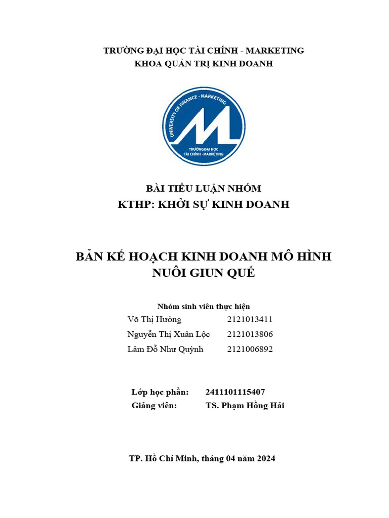 5407 - VoThiHuong - 3411 KSKD | PDF