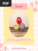 Geto and Gojo Cat Crochet Pattern PDF | PDF | Crochet | Handicrafts