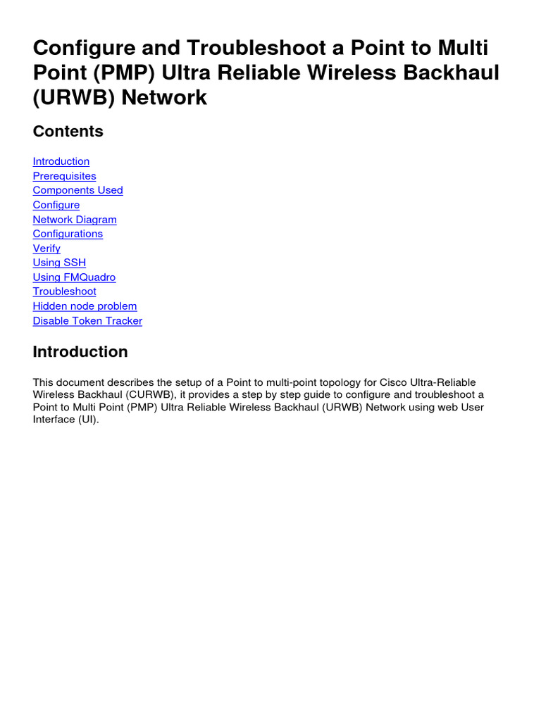 Configure and Troubleshoot A Point To Multi Point | PDF | Computer Network | Information And ...