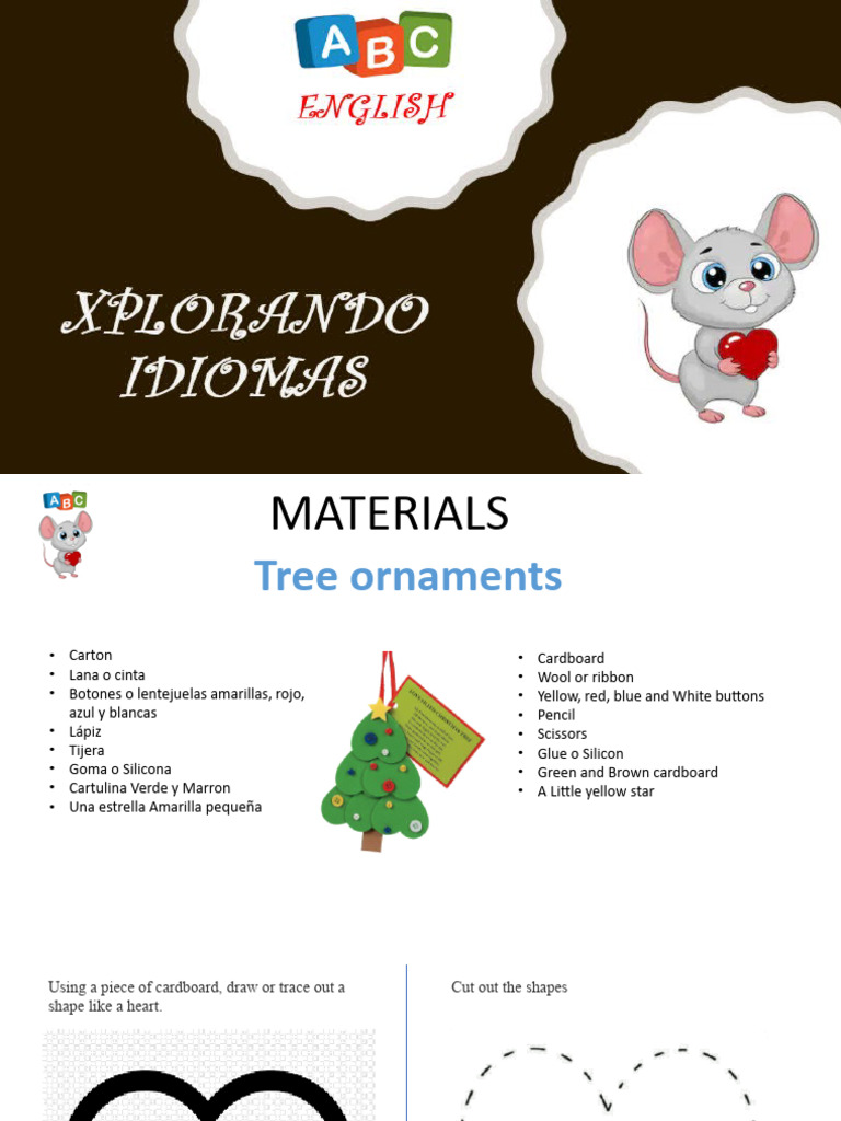 2 Handicraft Tree Ornaments | PDF