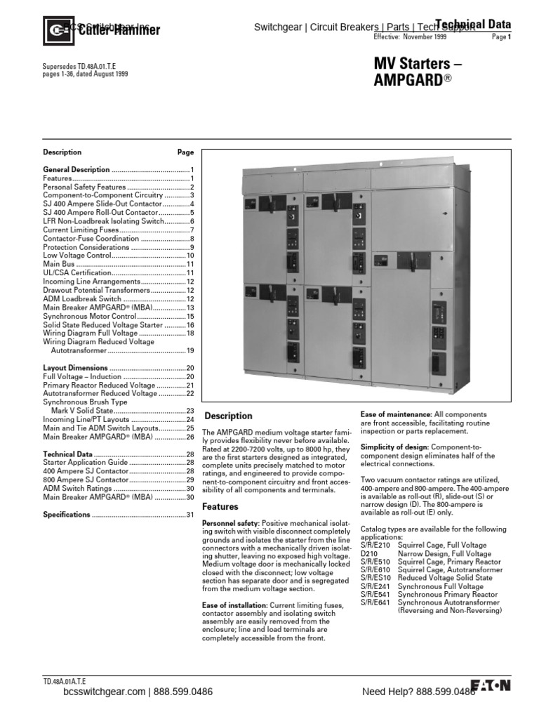 Cutler Hammer-WESTINGHOUSE - Ampguard - AMPGUARD TD48A01ATE | PDF ...