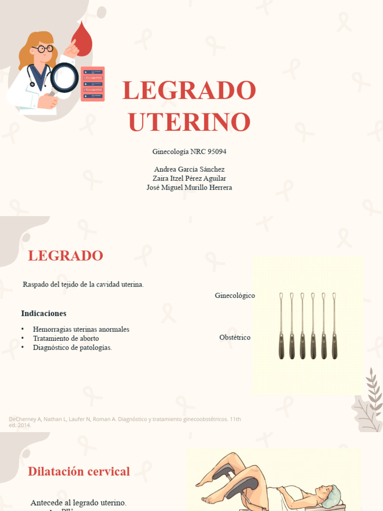 Legrado Uterino | PDF | Útero | Reproducción humana