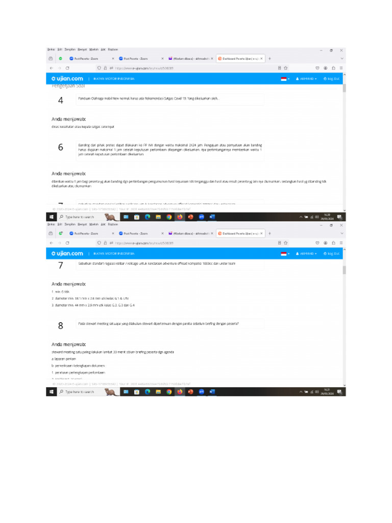 Screenshot Jawaban AO SUK 2024 | PDF