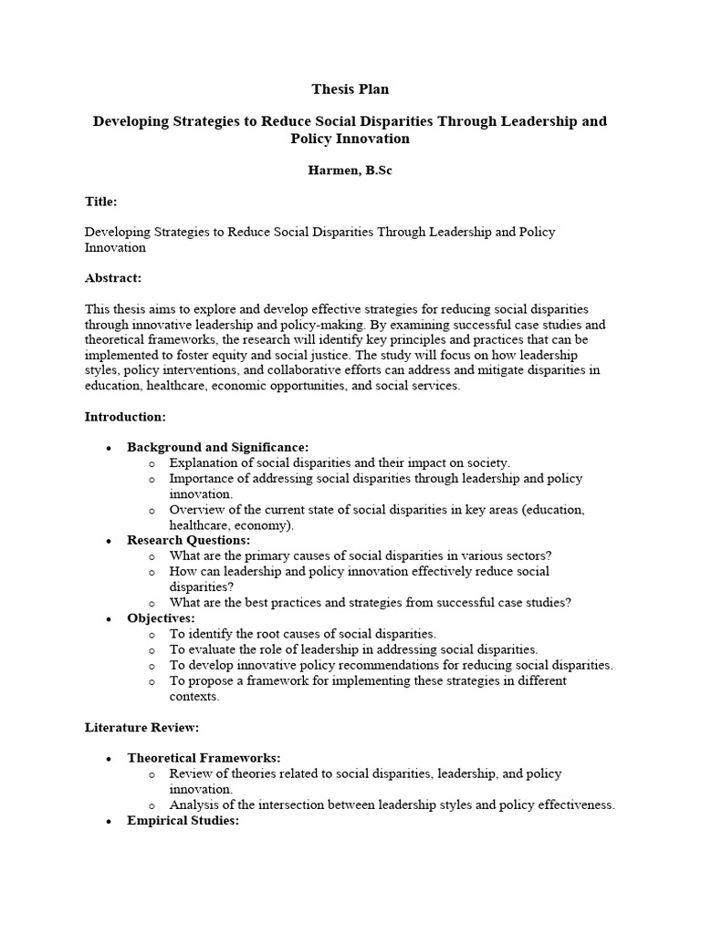 Strategies to Reduce Social Disparities | PDF | Policy | Case Study