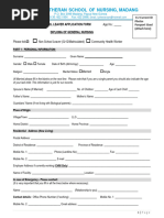 Dwu Non School Leaver Application Form | PDF | Science | Mathematics