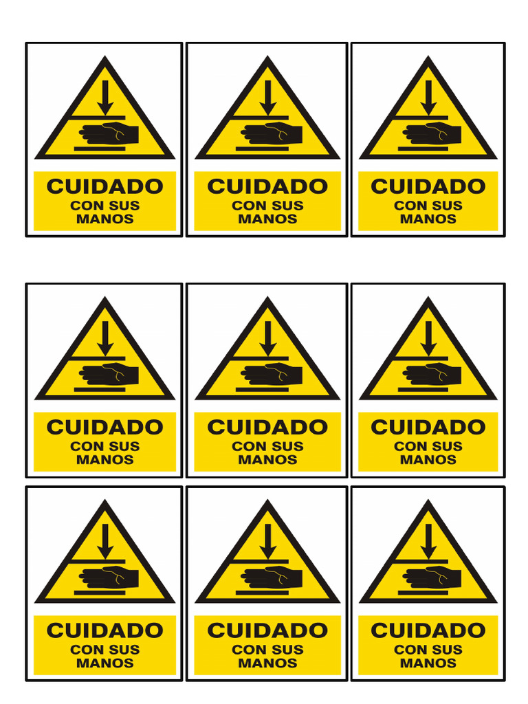 Stickers Cuidado de Manos | PDF