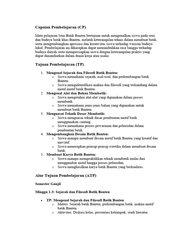 Capaian Pembelajaran | PDF | Karier & Perkembangan | Griya & Taman