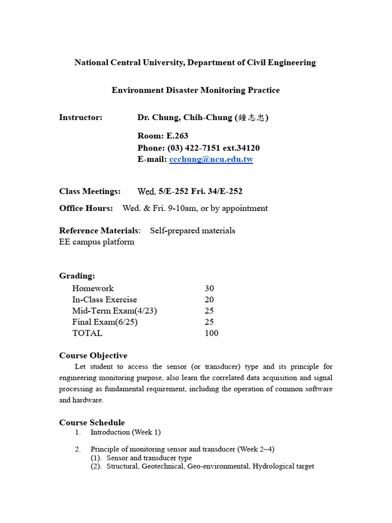 2021 Syllabus | PDF | Data Acquisition | Internet Of Things